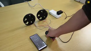 air ventilation controller 12vdc ce certificated ir remote / tuya app operation