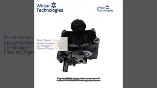 wespc 41733082 oil pump balancer for perkins dt6500 dt7500 dt8500 tractor engine