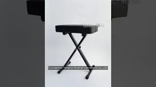 foldable height adjustable instrument stool portable thick cushion for keyboard guzheng