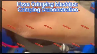 ms-51kh heavy-duty hydraulic hose crimping machine with 500t crimping force and 2 inch capacity