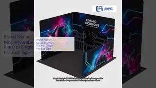portable trade show booth tension fabric display for business events