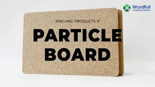 smooth surface particle board panel henf grade 650 kg/m3 density 1220x2440 indoor