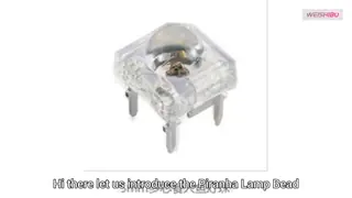 3mm piranha through hole led, f3 0.04w high brightness led diode, low light decay red yellow led