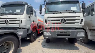 drc africa beiben 10 wheel fuel tank truck with 20000l capacity