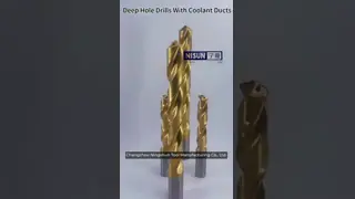 carbide m2 hss deep hole drills deep hole twist drill for machining aluminum alloys