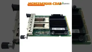 mellanox mcx623436an-cdab dual port 25g ethernet network card with 100gbe and pcie 4.0 x16 for data