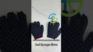 iso twist and curl glove curl sponge non toxic hair glove sponge