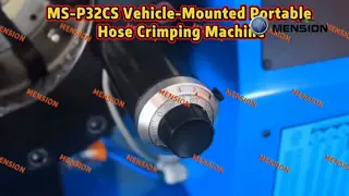 p32cs 12v/24v dc portable hydraulic hose crimping machine, 1/4