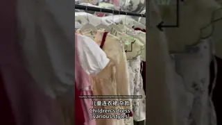 mixed size children's used skirts summer dresses comfortable fashionable  second hand