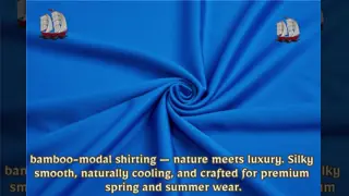 silky sheen 155gsm bamboo fabric shirt dress fabric antibacterial