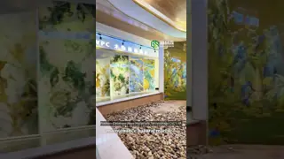 uv 3d pvc marble sheet embossed waterproof fireproof luxury glossy interior wall panel decor