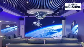 12 - 16 bit seamless sphere led display screen with 360 degree viewing angle