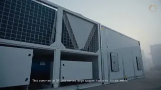 large-scale hotel heating and cooling dual-purpose commercial heating cycle purification