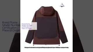 men's 10000mm waterproof windproof classic jacket with adjustable fit and color-block design
