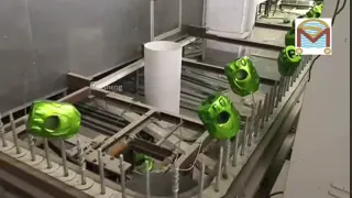 toy surface automatic spray painting production line for water based paint coating