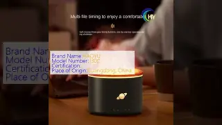 250ml flame volcano ultrasonic humidifier essential oil aroma diffuser custom design