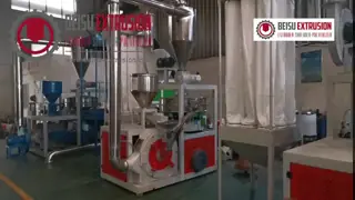 ldpe lldpe rotomoulding plastic pulverizer with skd-11 disc blades