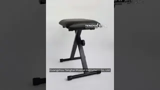 x type foldable adjustable piano stool thick cushion universal seat for piano guzheng guitar
