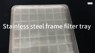 air filtration ss mesh tray customized stainless steel filter tray