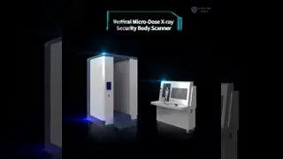jws-x10 vertical micro-dose x-ray security body scanner, dual view