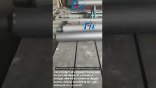 sch13 gas radiant tubes straight type heat resistant tube for heat treatment furnace