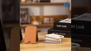 3 cards magsafe stand wallet waterproof with kickstand function