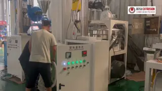 smf-400/500/600/800 plastic pulverizer with rotor moving blade and fixed blade