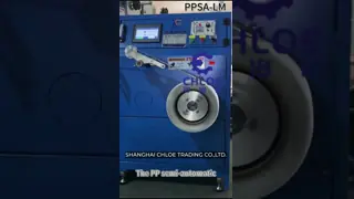 black oxide pp strap winding spray chrome surface  auto strapping machine