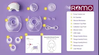 anti backflow wearable breast milk pump lightweight 66mm thinkness for hospital