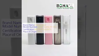 10ml square empty plastic perfume bottles for cosmetic packaging