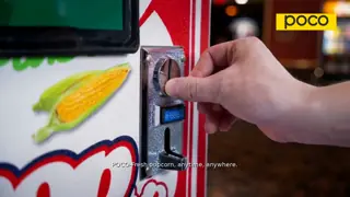 multi-flavor popcorn making vending machine - fully automatic & ultra-fast with 24/7 unmanned operat