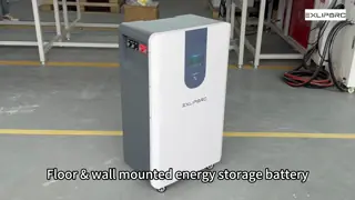 15kwh capacity lifepo4 battery with 10000 cycle life and wi-fi & bluetooth app control for home