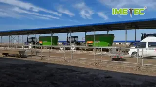 residue free vertical towed tmr feed mixer wagon cattle farm feeding equipment oem