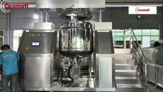 toothpaste production line shampoo mixing tank hand cream making machine