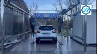 water recycling touchless car wash machine 85 percent reuse eco cleaning system