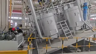 tilting pouring aluminum melting furnace gas powered aluminum melting machine 20t for billet casting