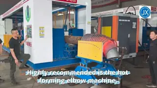 hydraulic mandrel hot push elbow machine medium frequency hot pushing elbow machine