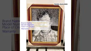 customized modern art pattern decorative wall tile with 8mm thickness and corrosion resistant glass