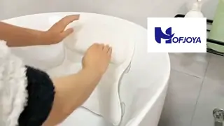 quick dry 4d air mesh bathtub pillow non-slip suction cups home houseware