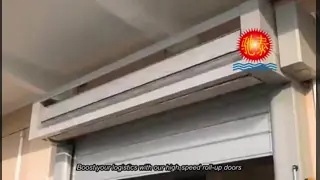 high speed roll up doors industrial grade intelligent control custom dimensions