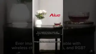 living room smart coffee table bluetooth 5.1 wireless charging with hifi speakers