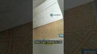 hot laminating pvc film roll for plaster tile pvc cover film roll for gypsum panel
