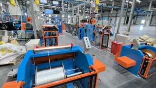 80mm main extruder and 50mm auxiliary extruder high-speed cable extrusion line for wire and cable
