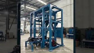 automatic cathode plate lifting machine for non ferrous metal electrolysis production line