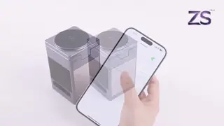 6 in 1 pixel animation wireless speaker alarm clock multifunctional magnetic phone charger stand