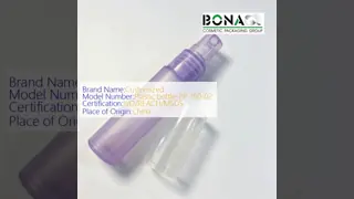 plastic round pocket perfume bottle 20ml silk screen hot stamping