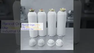 aluminum bottle for perfume spray industrial cosmetic packaging