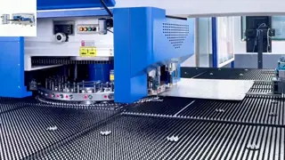 automatic cnc punch press machine with 32 stations turret 250kn for sheet metal