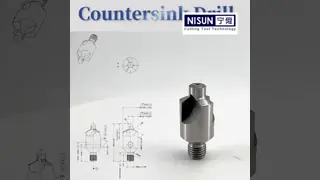 countersinks drill bits aircraft tool 1/2