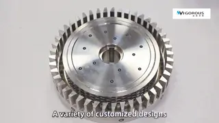 5 axis stainless steel cnc machining parts impeller rotor disc industrial pump parts